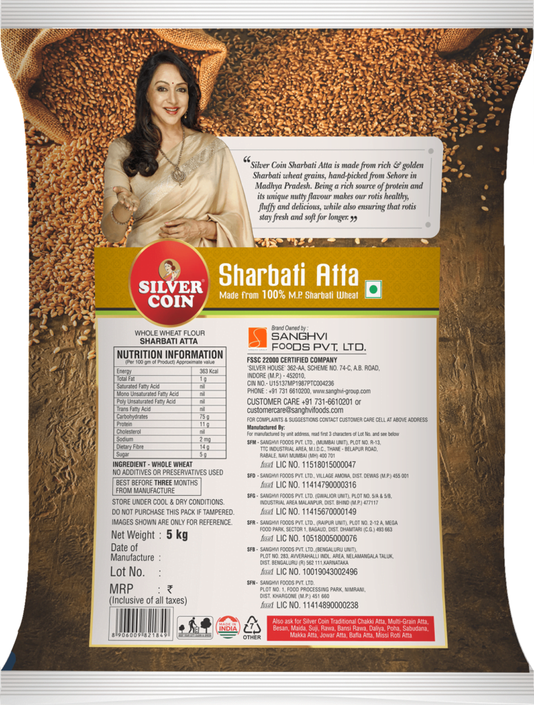 Silver Coin Sharbati Atta | Sharbati Atta Price
