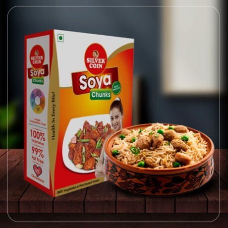 Silver Coin Soya Chunks | Buy Silver Coin Soya Chunks Online